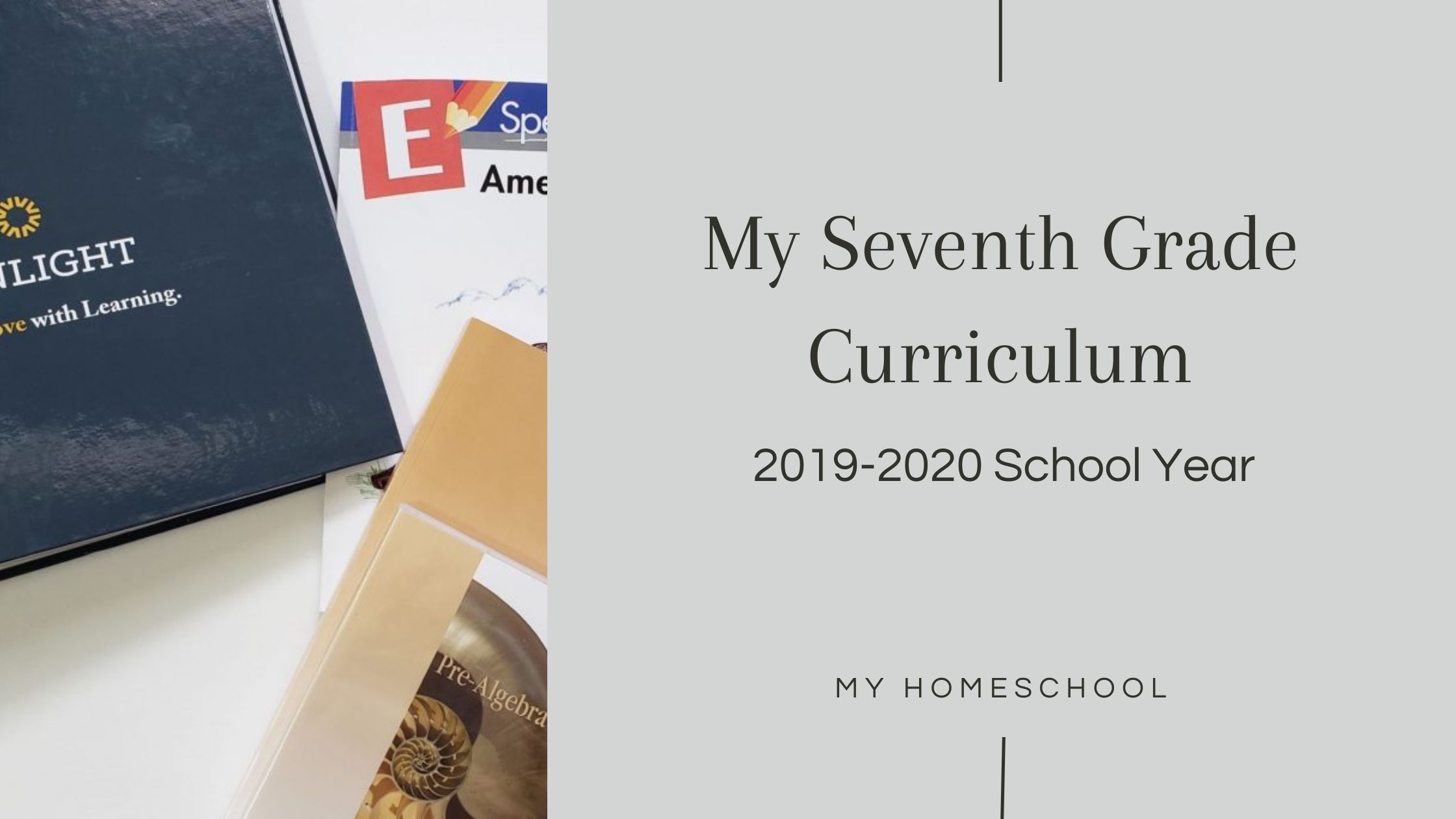 Seventh Grade Homeschool Curriculum - My Homeschool with a View